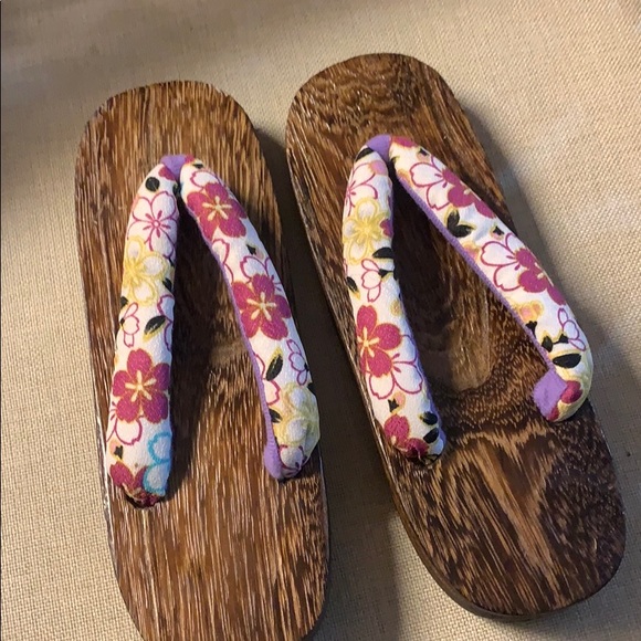 Shoes | New Japanese Wooden Sandals Geta Geisha | Poshmark